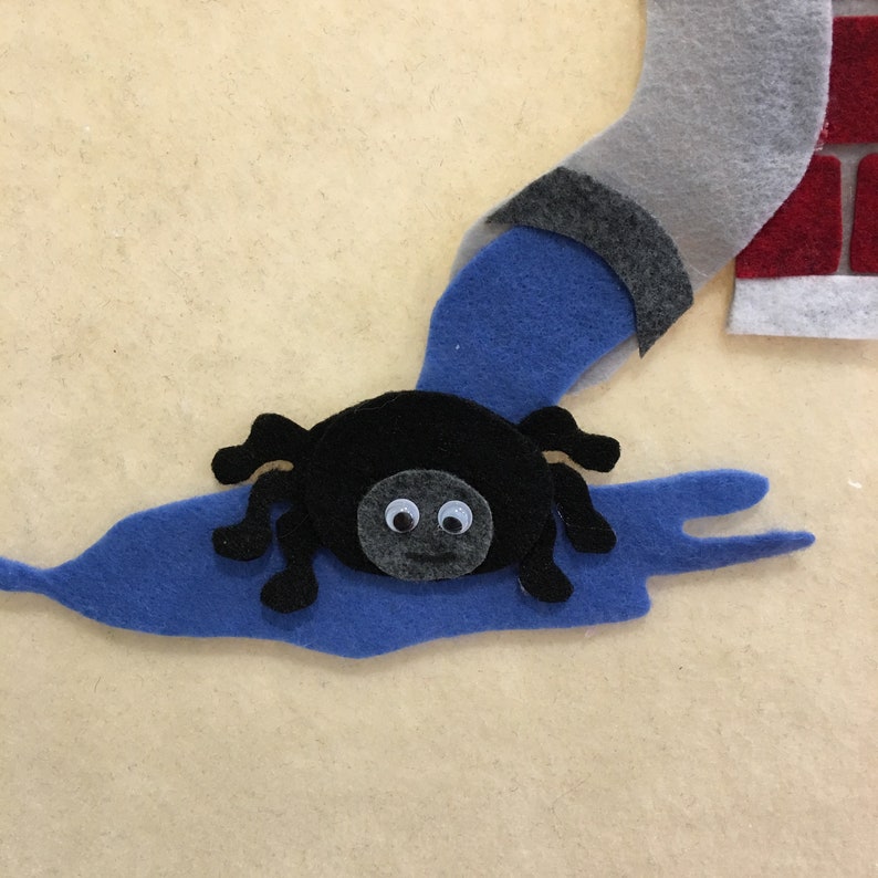 Itsy Bitsy Spider Pattern for Felt Board Play - PDF PATTERN ONLY - Etsy