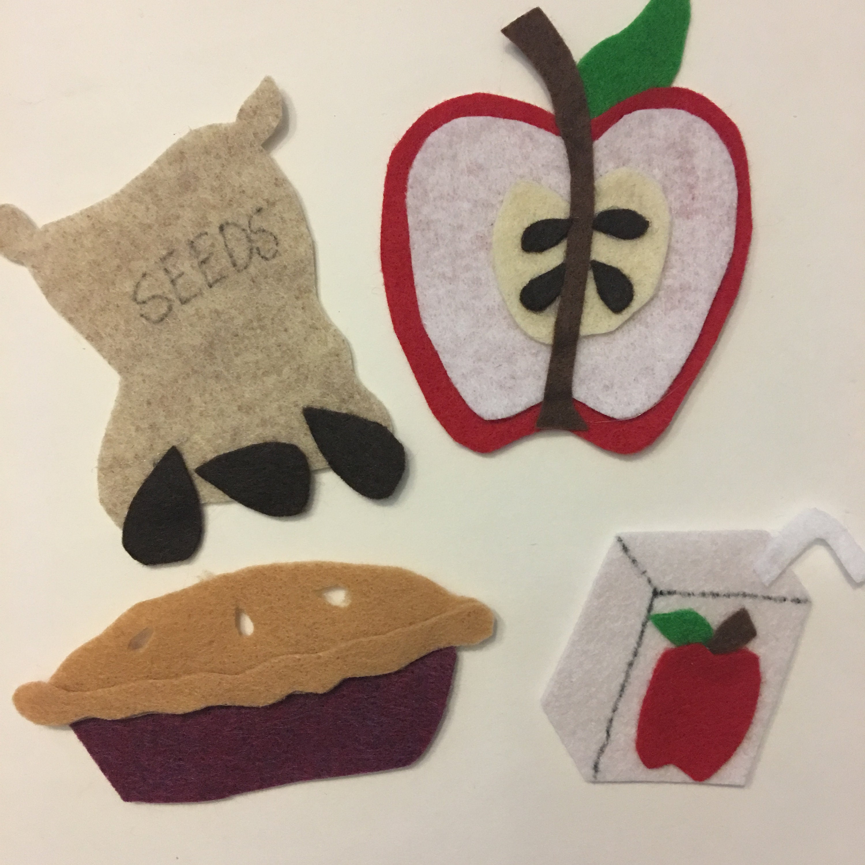 Apple Picking Time With Johnny Appleseed Felt Pattern - PDF Pattern ...