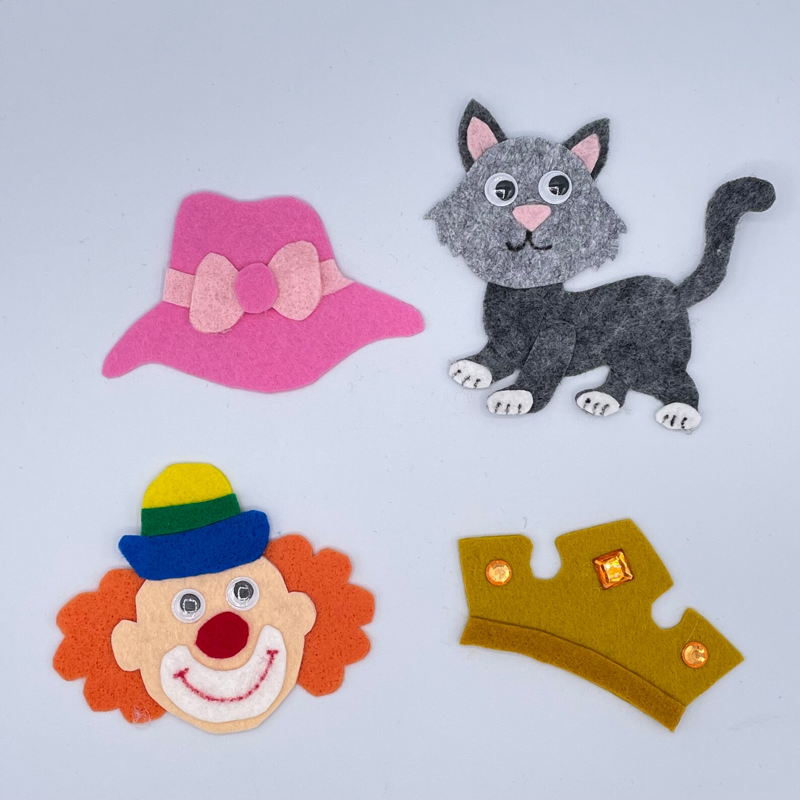 Rhyming Words Felt Board Pattern - Beginning Reading, Matching Activity ...