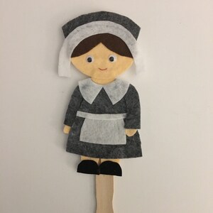 Thanksgiving Puppet Patterns, Native Americans, Pilgrims and Turkey ...