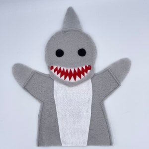 Shark Hand Puppet Pattern, PDF Pattern for Hand Puppet, Puppet Sewing ...