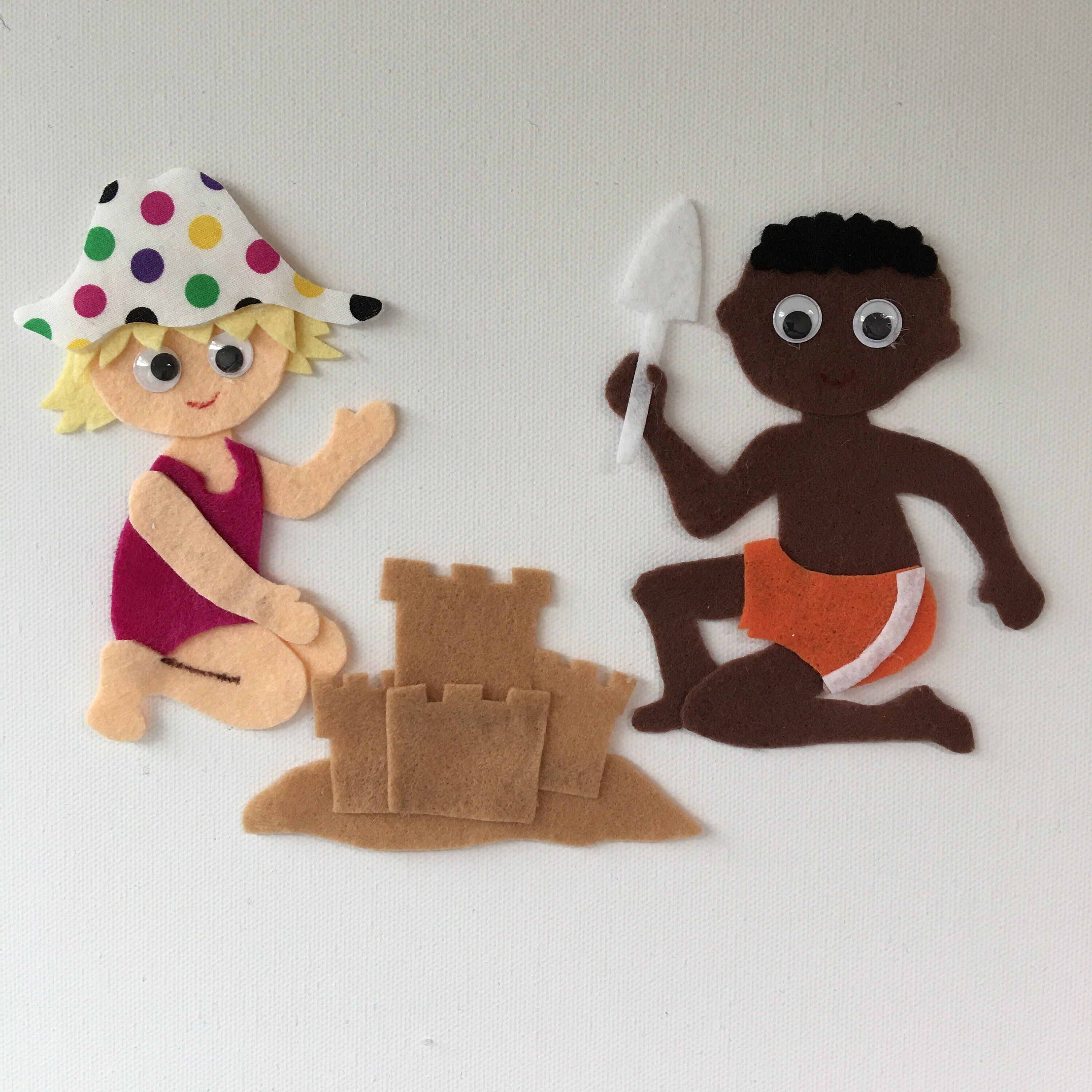 Beach Day, Felt Board Pattern - PDF Downloadable Pattern - Etsy Canada