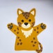 Cheetah Hand Puppet Pattern, PDF Pattern for Hand Puppet, Puppet Sewing ...