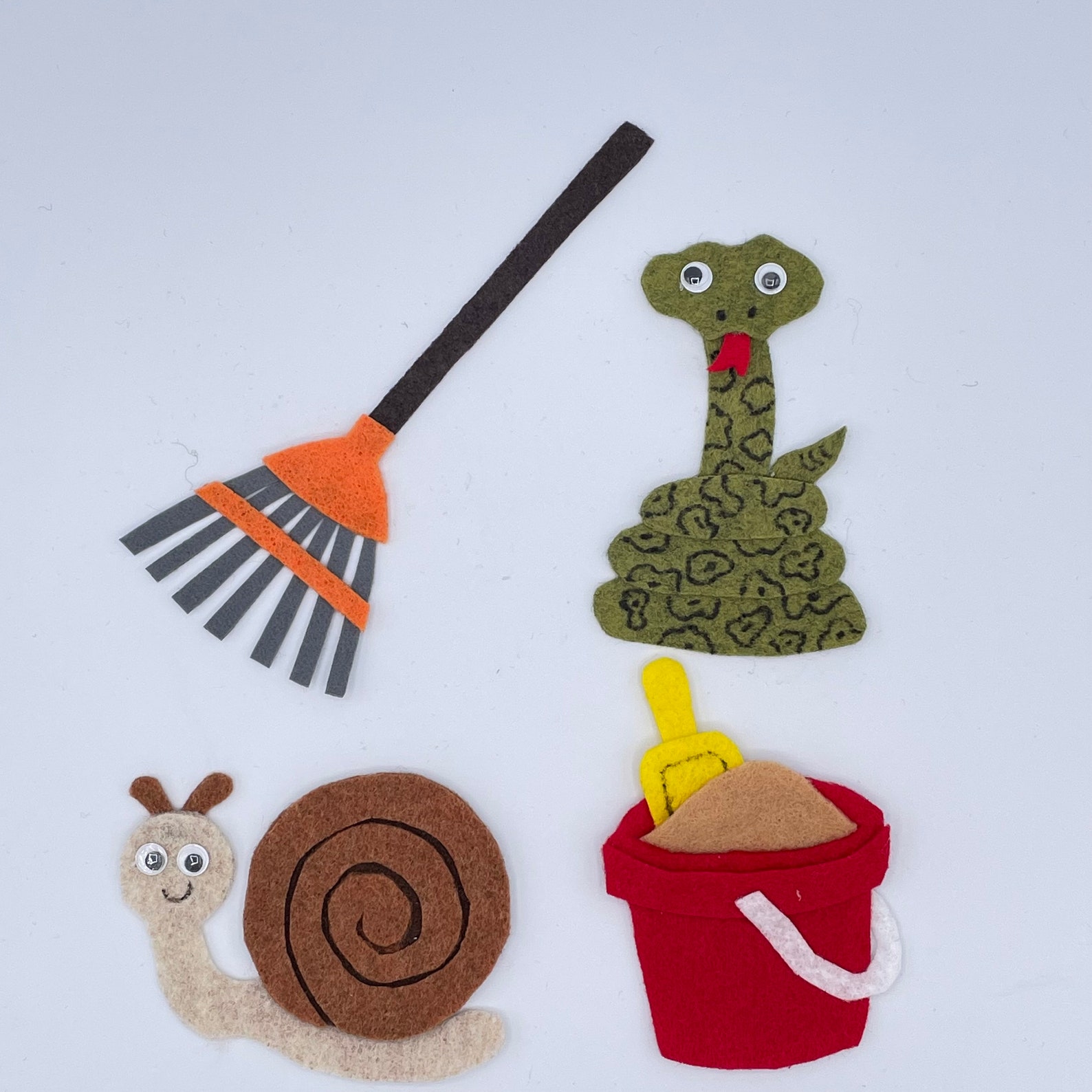Rhyming Words Felt Board Pattern - Beginning Reading, Matching Activity ...