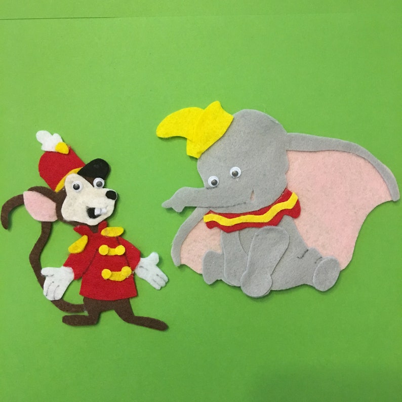 Dumbo Pattern for Felt Story Board // PDF PATTERN ONLY | Etsy