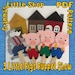 3 Little Pigs Stick Puppets Pattern, Felt Story Board (DIY Downloadable ...