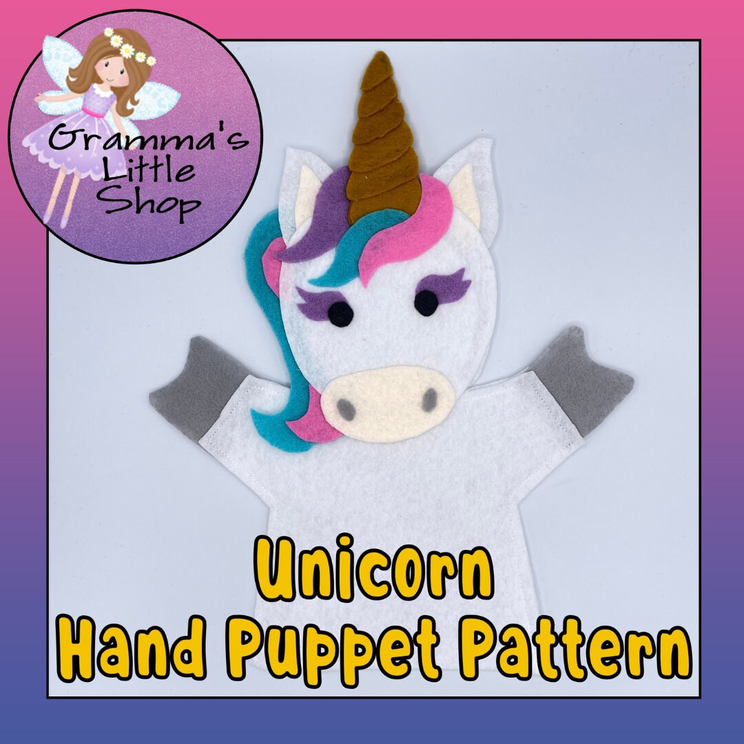 Unicorn Hand Puppet Pattern - Enchanting Pretend Play With This ...