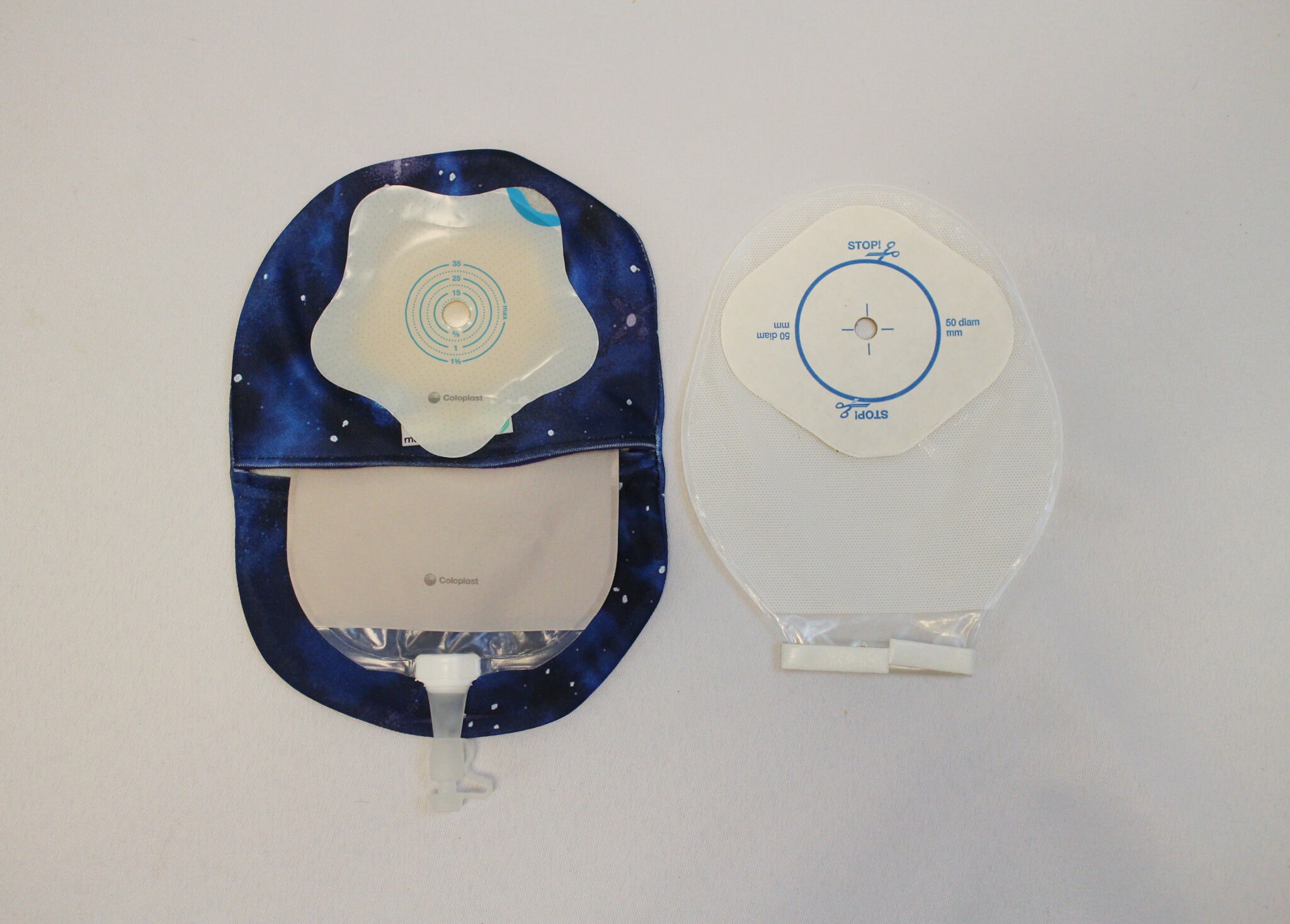 Mini Drainable OR Closed 1 3/4 Ostomy Bag Cover Stoma Colostomy Pouch ...