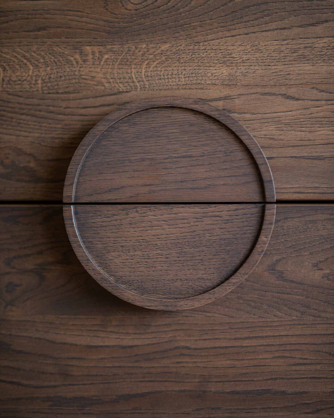 Cabinet Knobs, Half Moon Wood Handle, Wooden Drawer Pull, Large Wood ...