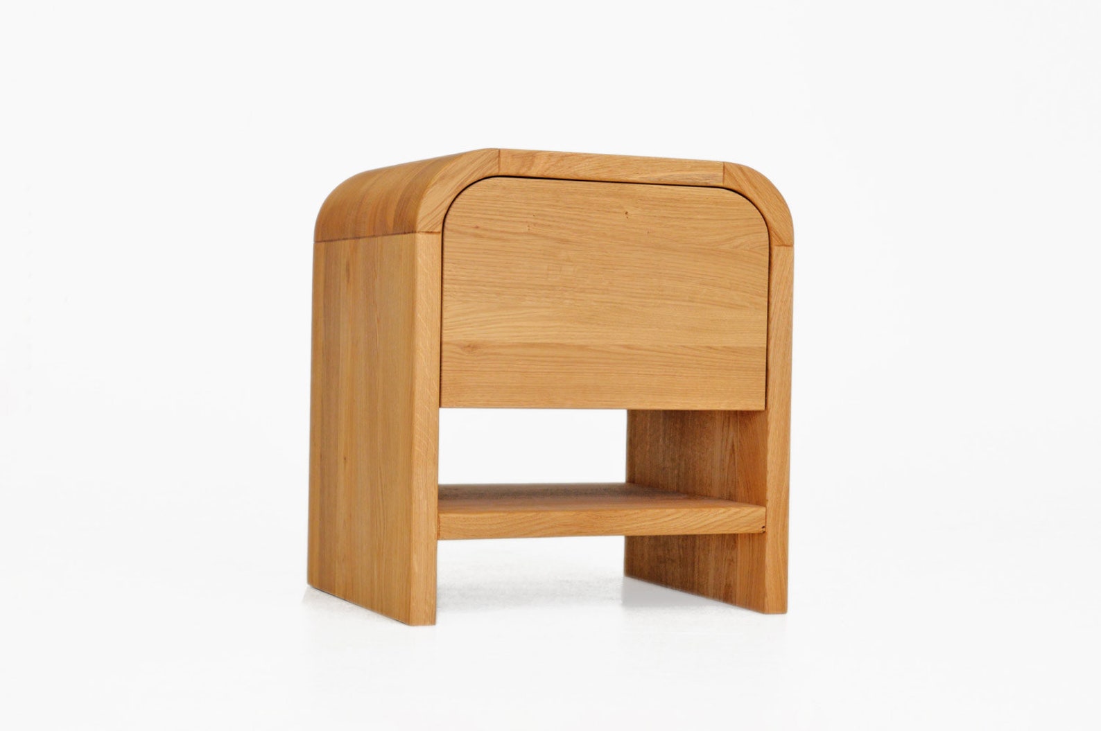 Bedside Table With a Soft Closing Drawer and a Shelf, Nightstand, Side ...