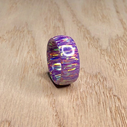 Teal Blue Fire Solid Bello Opal Ring - Etsy