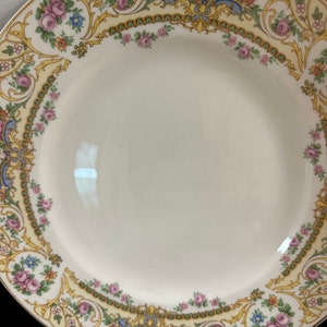 Old Ivory Syracuse China Vintage Fine China Made in America Rose Floral ...