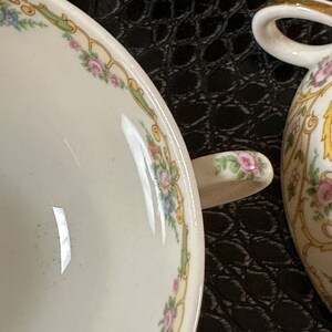 Old Ivory Syracuse China Vintage Fine China Made in America Rose Floral ...