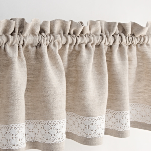 Linen Valance - Etsy