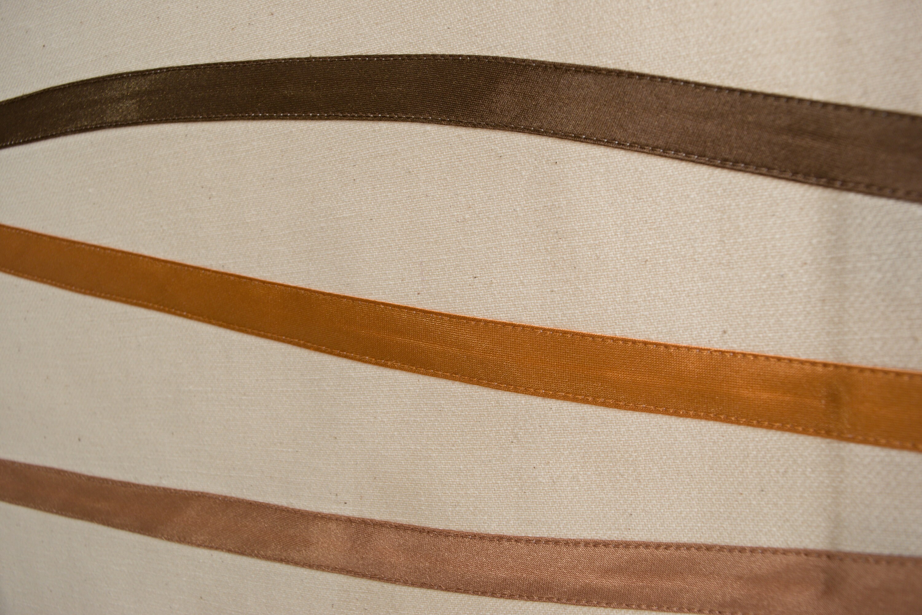 Cream Brown Rust Rod Pocket Kitchen Valance Minimal Valance | Etsy