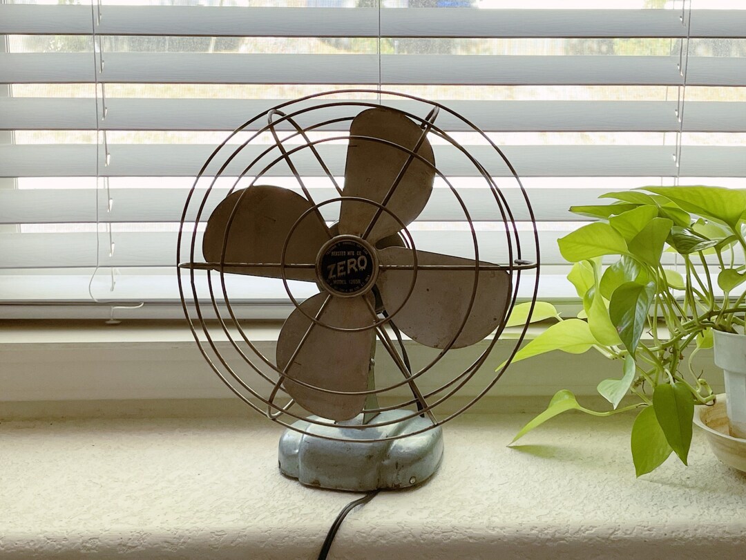 Bersted Mfg Co Zero Oscillating 12 Inch Fan Wall Desk Works - Etsy