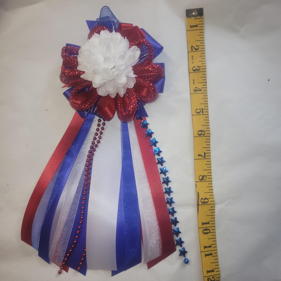 Mini Blank 12 Inch Texas Mum Pin-on Corsage, Homecoming Mum, Event Mum ...
