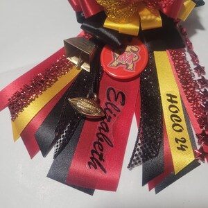 Wrist Mum Corsage for Homecoming, Personalized Little Texas Wrist Mum ...