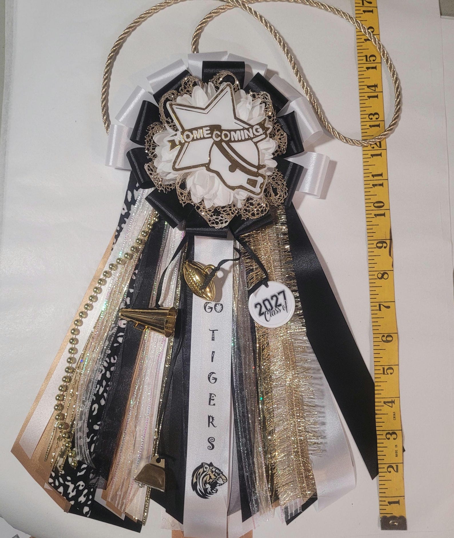 Small Texas Homecoming Mum Lanyard, Custom Colors & Mascot - Etsy