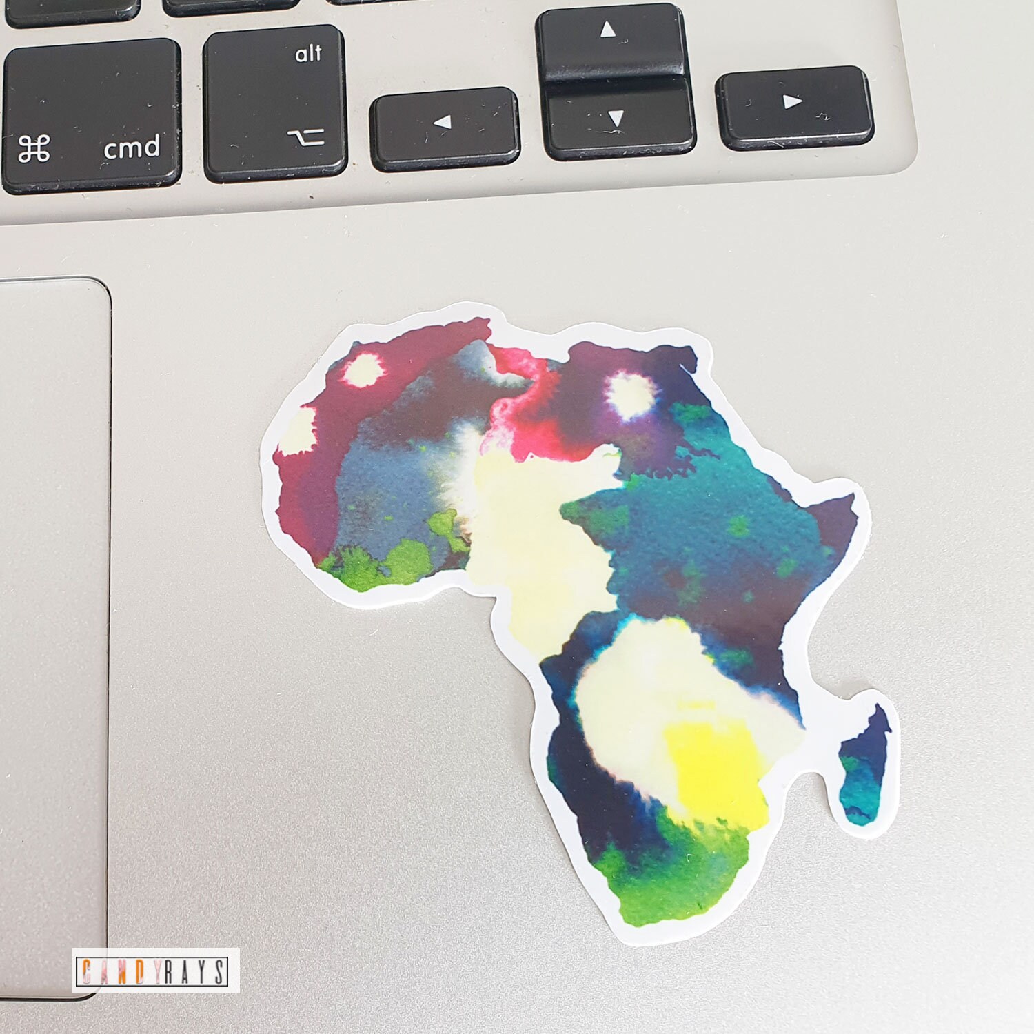 Map of Africa Art Waterproof Sticker Decal - Etsy