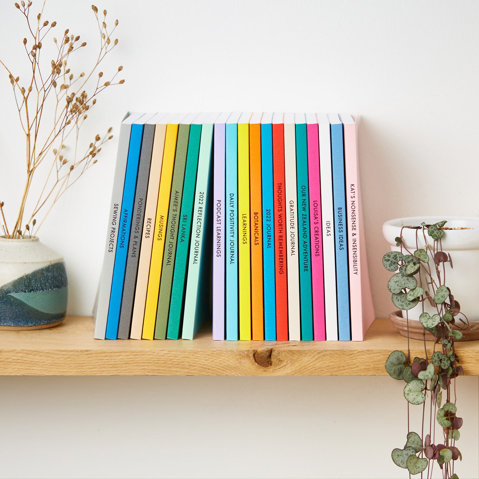 Personalised A5 Lined Notebook: Custom Text, Vegan Softcover, Made in ...