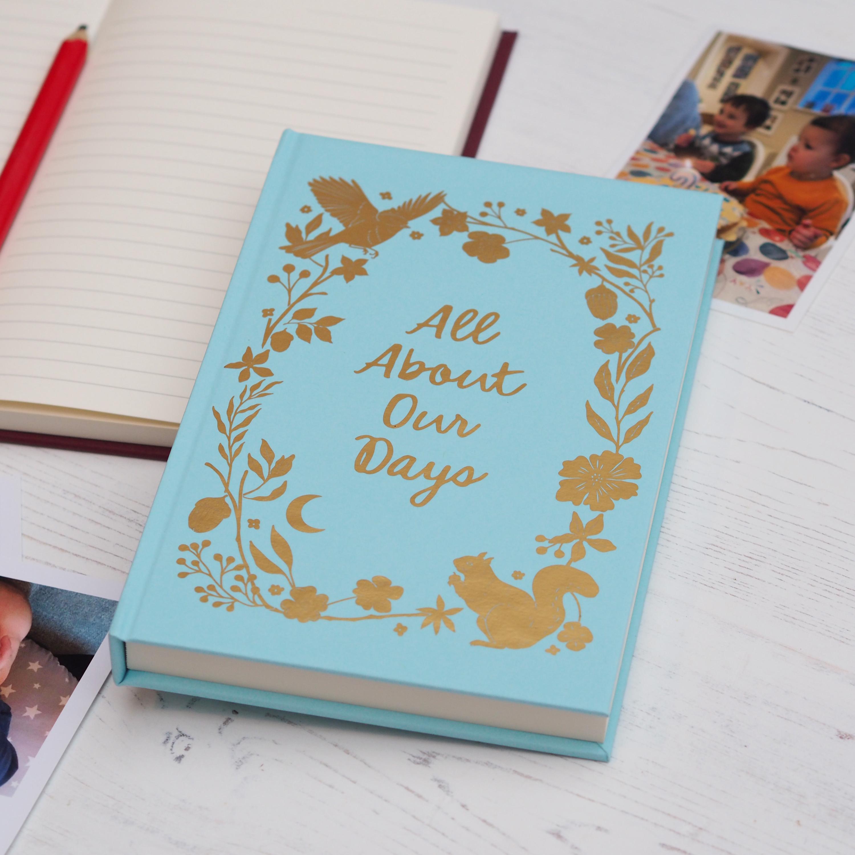 Personalized Baby Journal: Woodland Keepsake, Hardcover Parenting ...