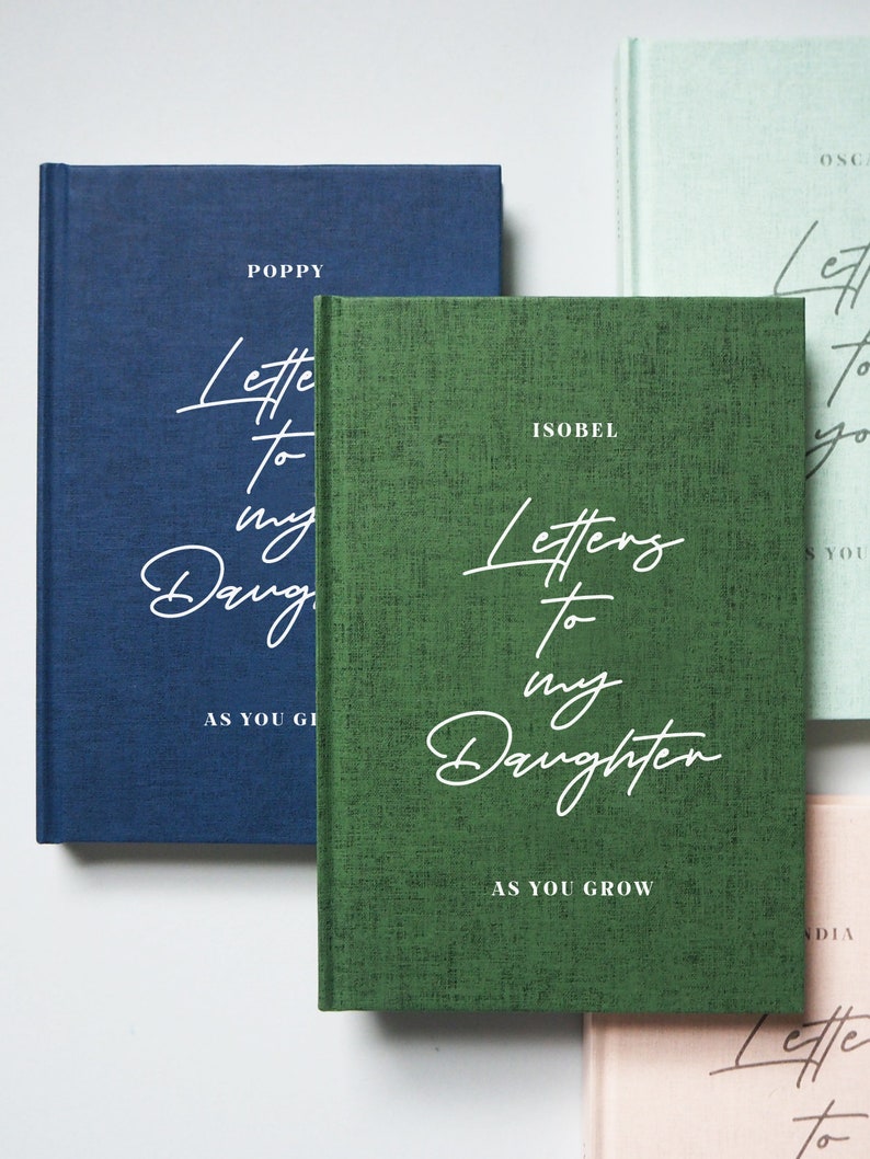 Personalized 'letters to My Daughter' Linen Journal - Etsy UK