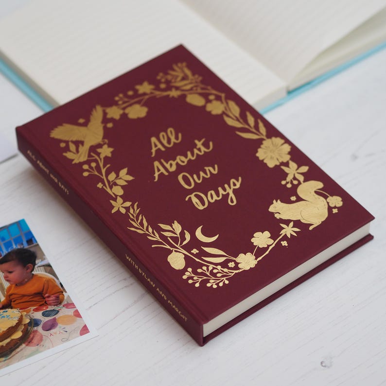 Personalized Baby Journal: Woodland Keepsake, Hardcover Parenting ...