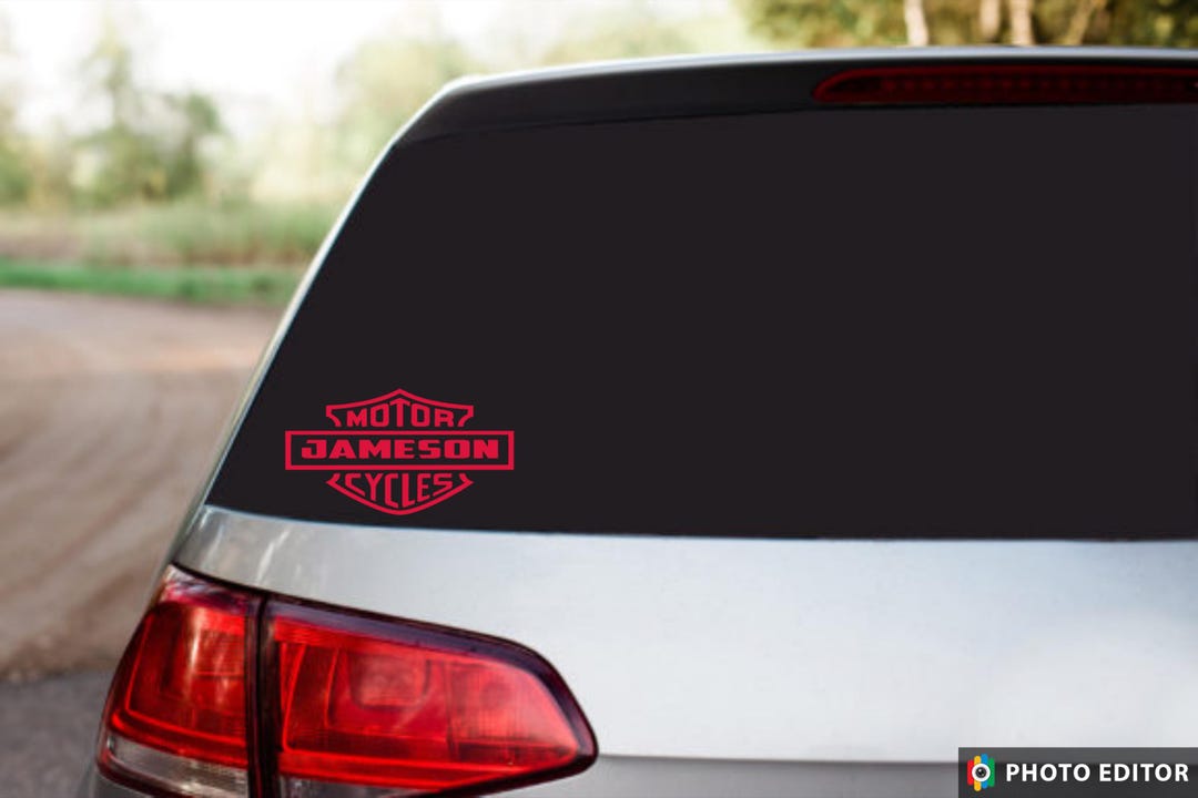 Custom Harley Davidson Logo Name Decal - Ride With Style! - Etsy