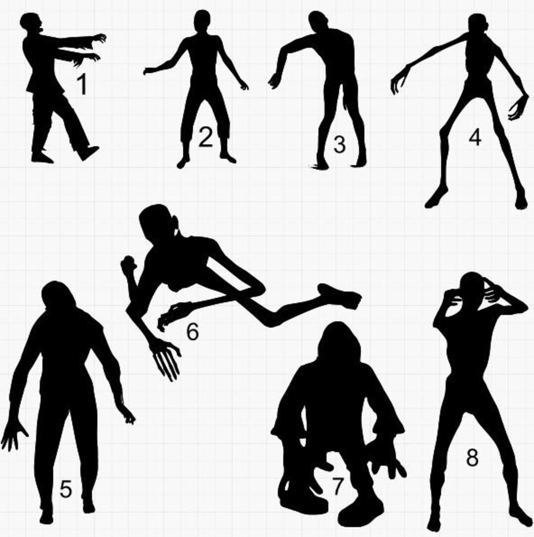 Zombie Stick Figure Family Vinyl Decal - Etsy