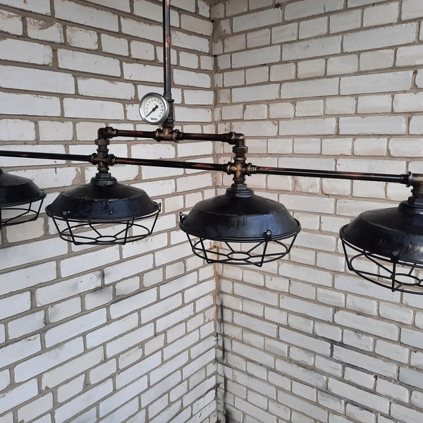 Rustic Ceiling Light - Etsy