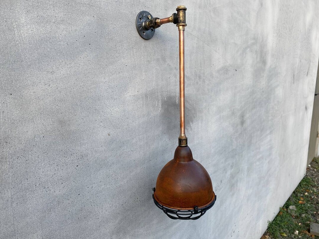 Industrial Wall Light Fixture. Rustic Wall Light Fixture - Etsy