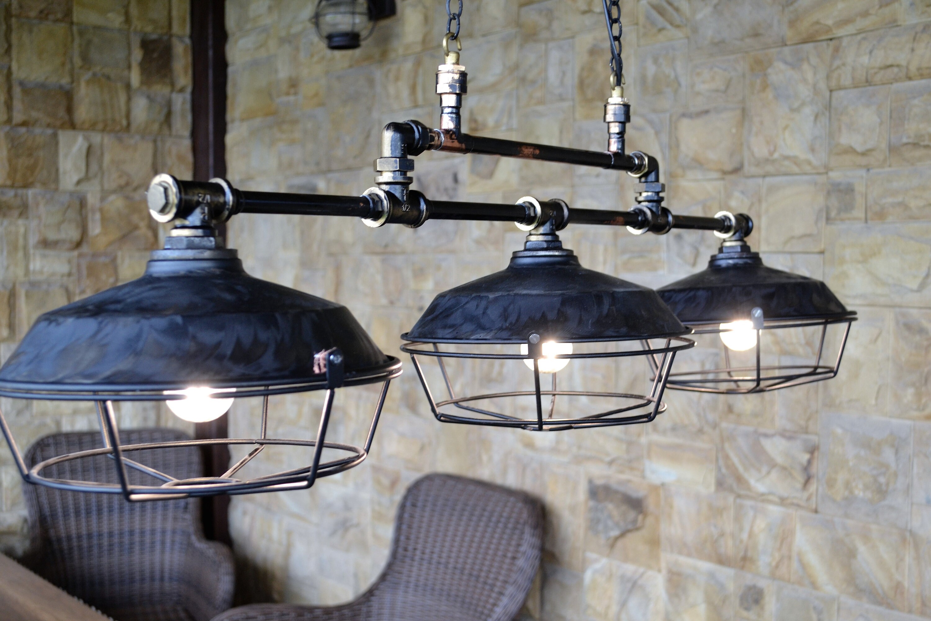 Adjustable Ceiling Lamp Industrial Pendant Chandelier - Etsy
