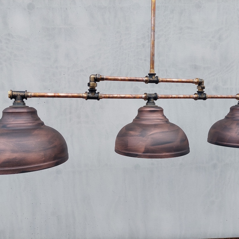Copper Pipe Light Fixture - Etsy