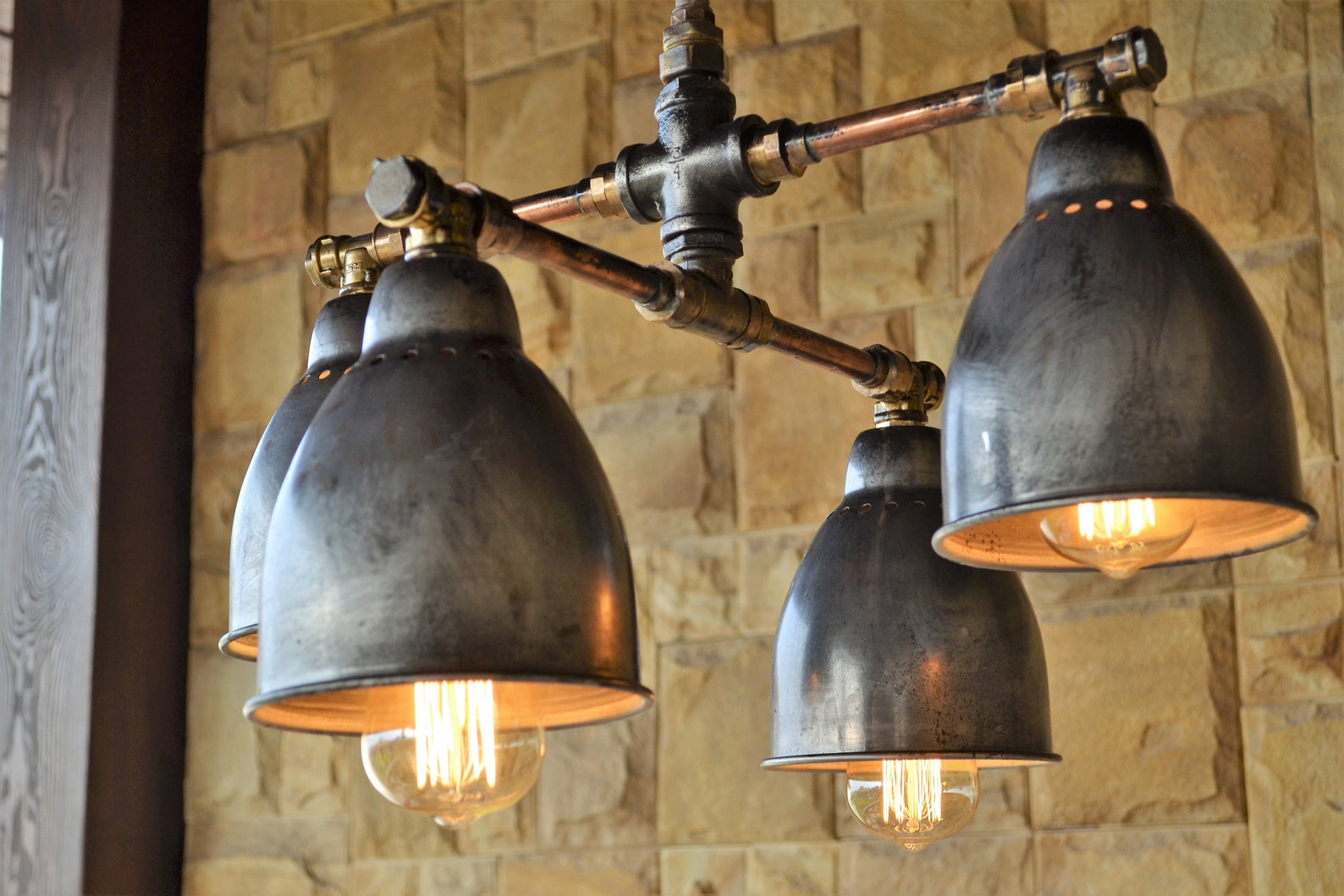 Industrial Pendant Light Rustic Ceiling Lights | Etsy