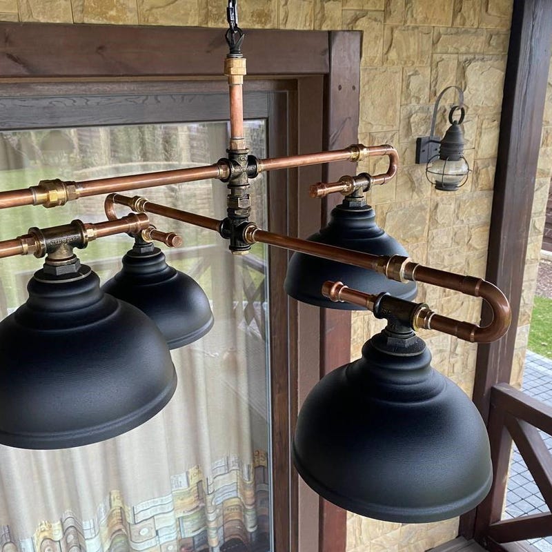 Pipe Chandelier - Etsy