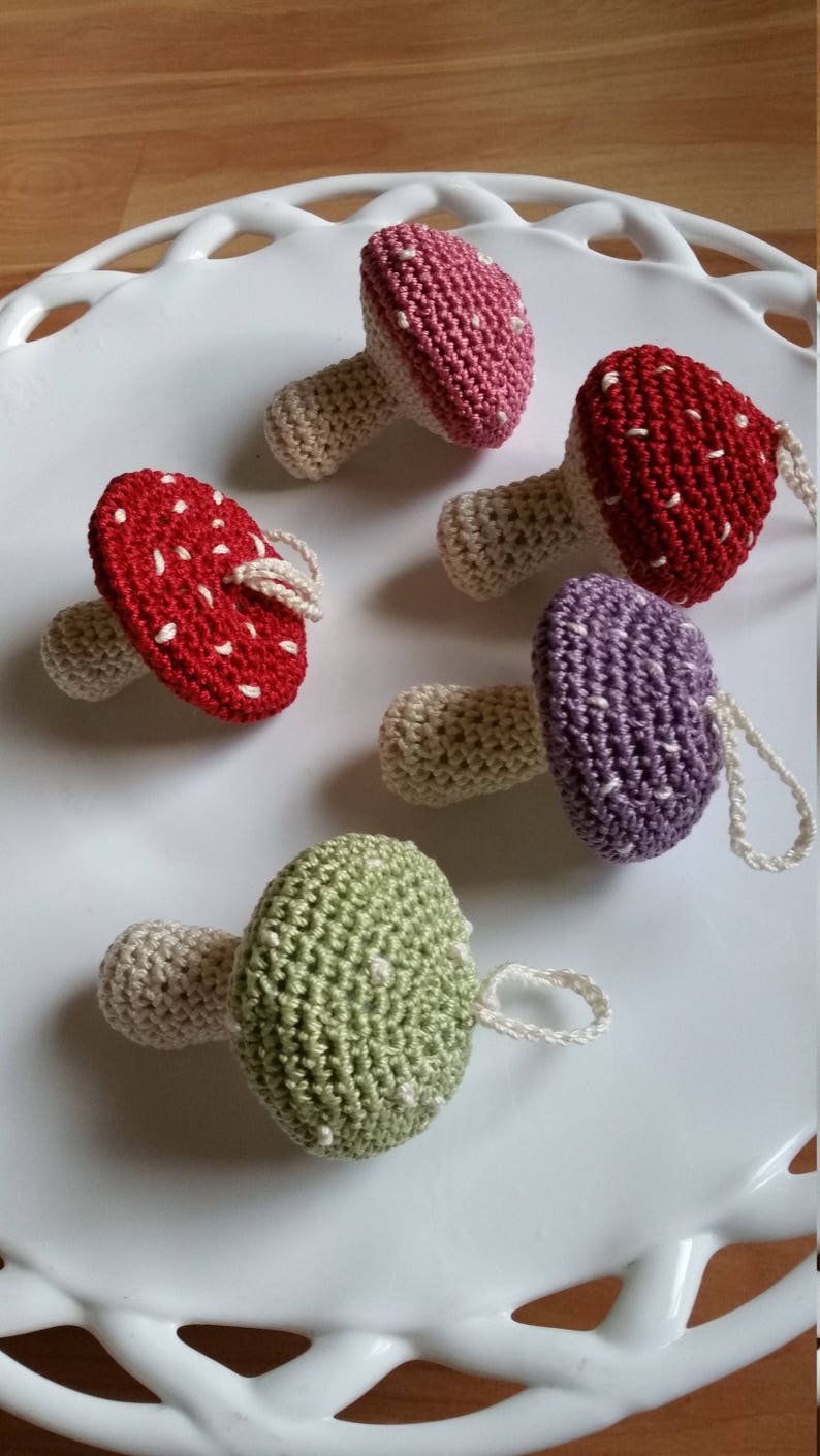Toadstool Mushroom Crochet Tutorial - Etsy