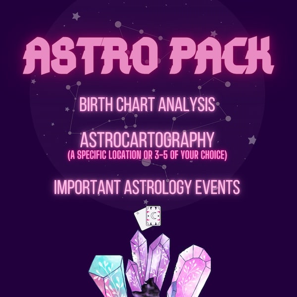 Astrocartography Chart Interpretation - Etsy