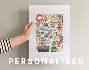 Favorite things poster | Etsy