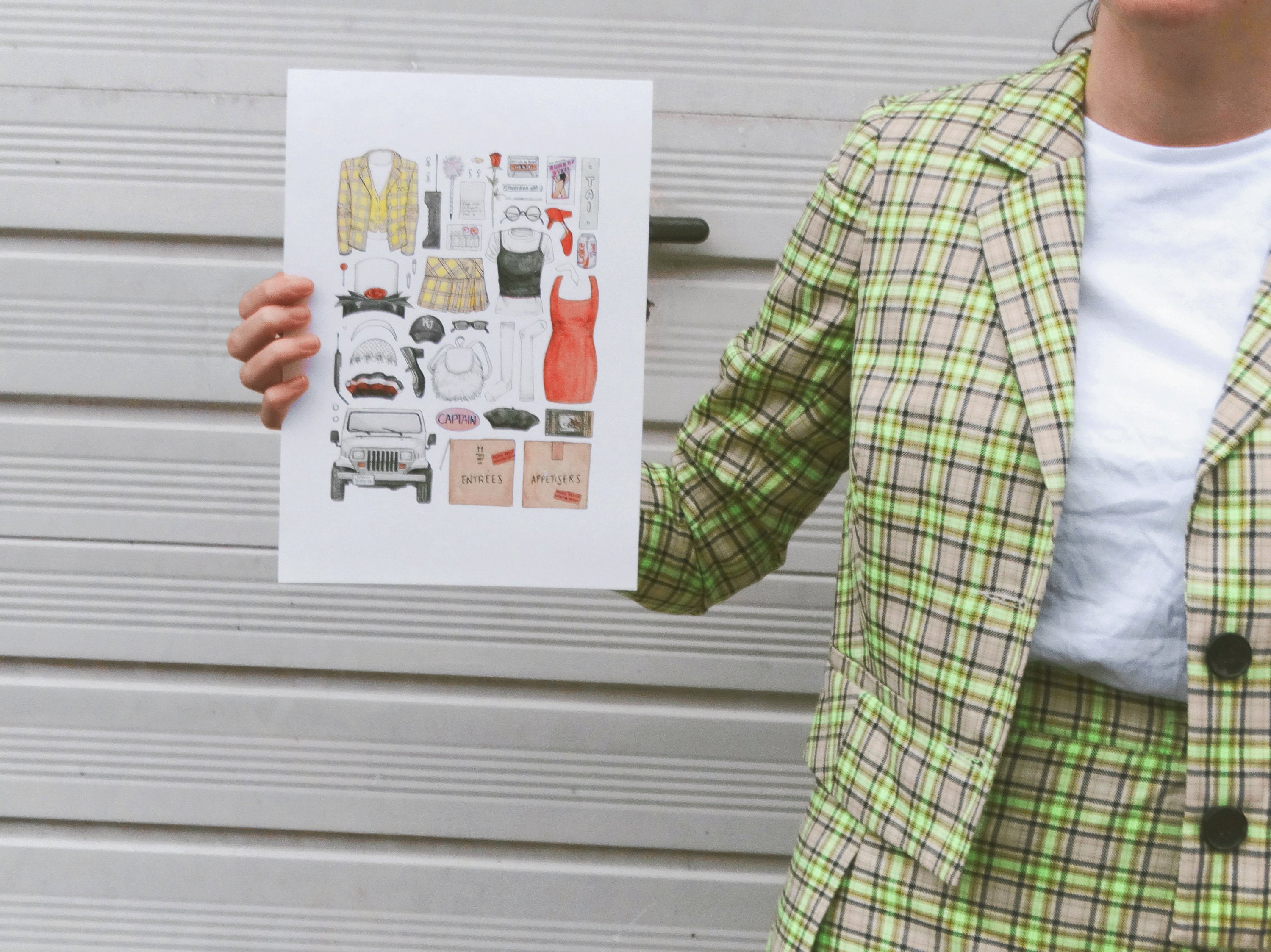 CLUELESS Minimal Illustration Movie Poster Drawing Art Print - Etsy UK