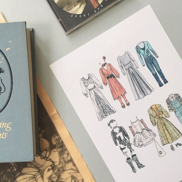 Red Kate Bush Dress - Etsy