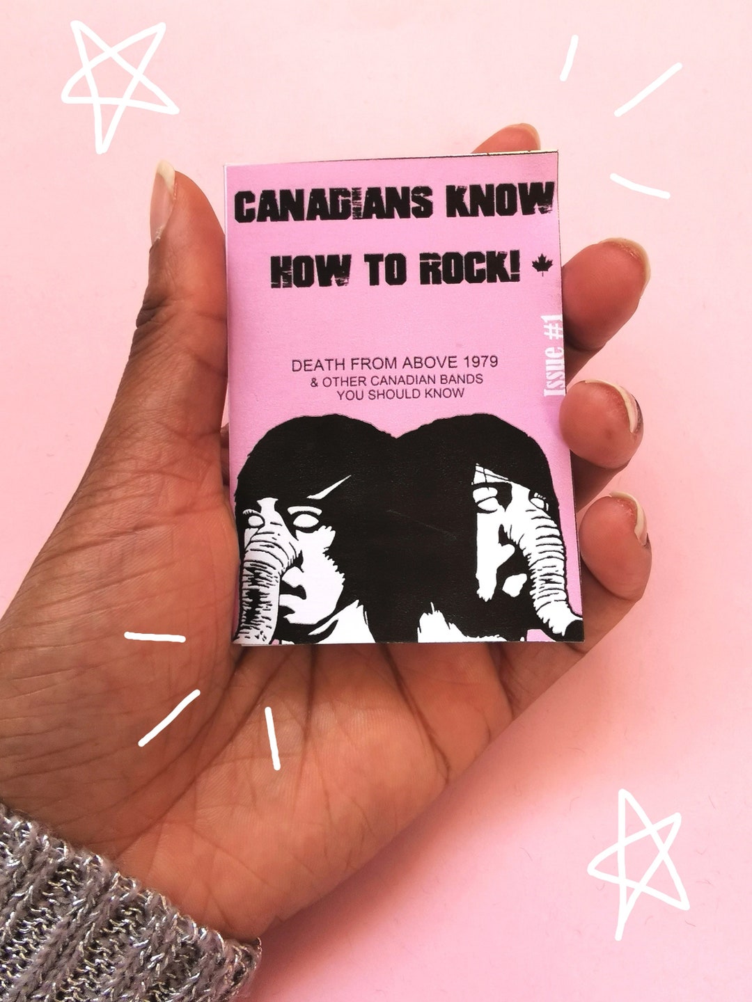 Canadian Rock Music Mini Zine - Cute Pocket Book, Rock Bands, Indie ...