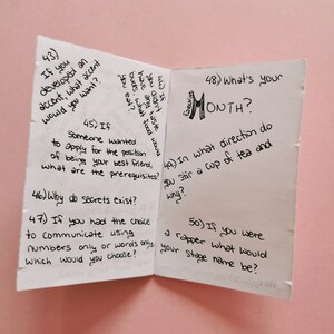 50 Awkward Conversation Starters Mini Zine - Etsy Canada