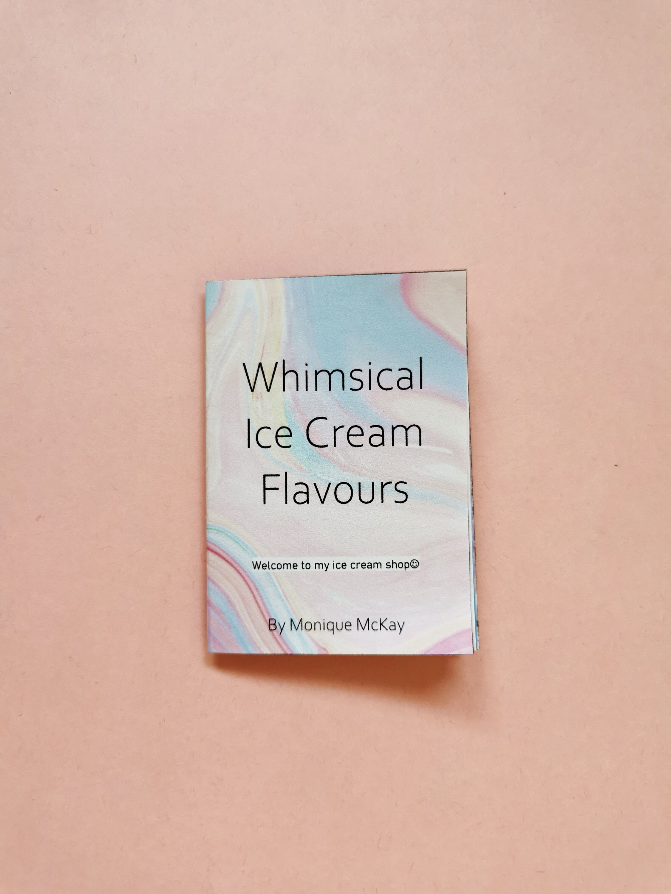 Whimsical Ice Cream Flavours Mini Zine - Creative Ice Cream Party ...