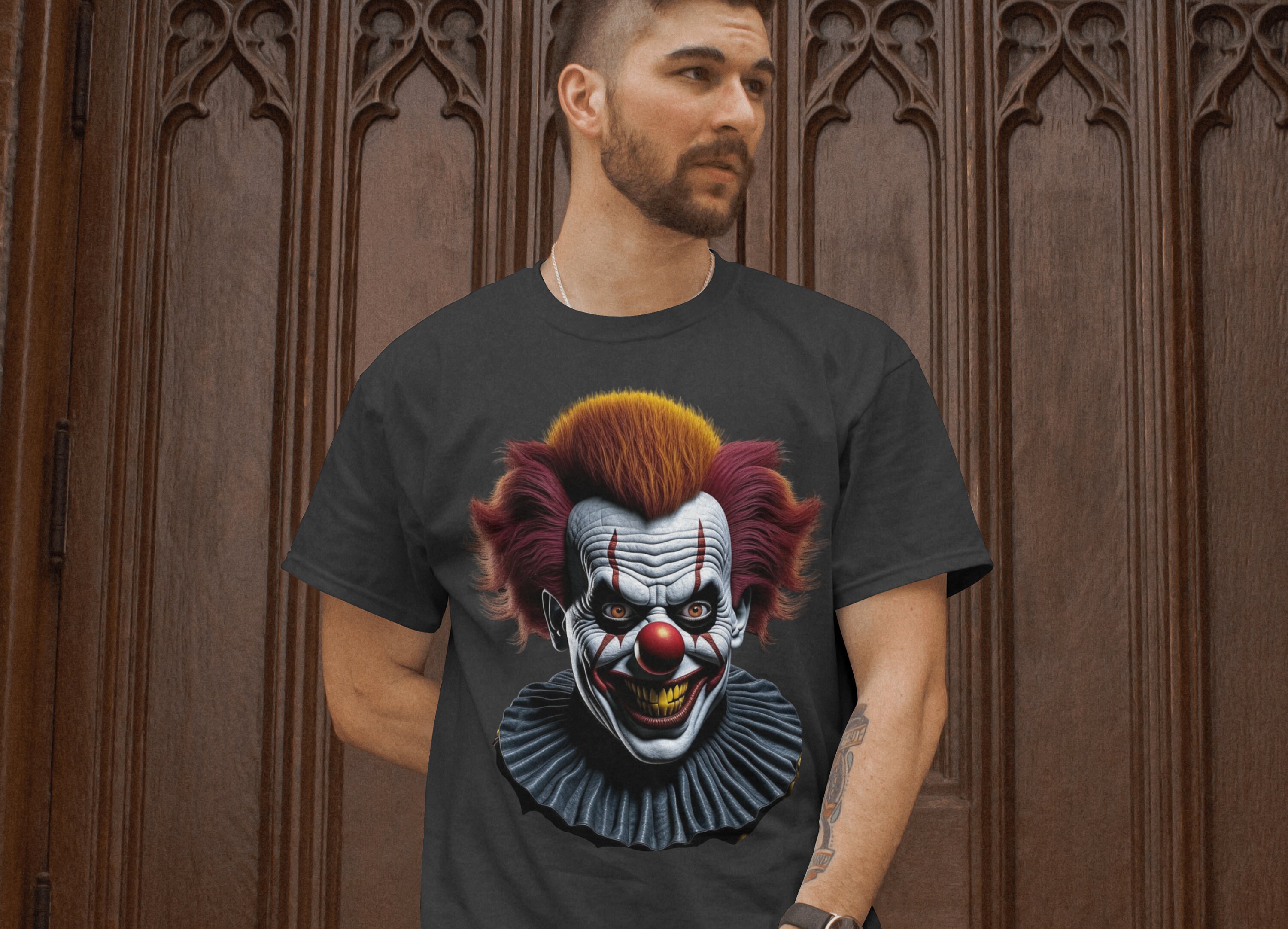 Horror Clown PNG Scary Clown PNG Creepy Halloween Digital - Etsy