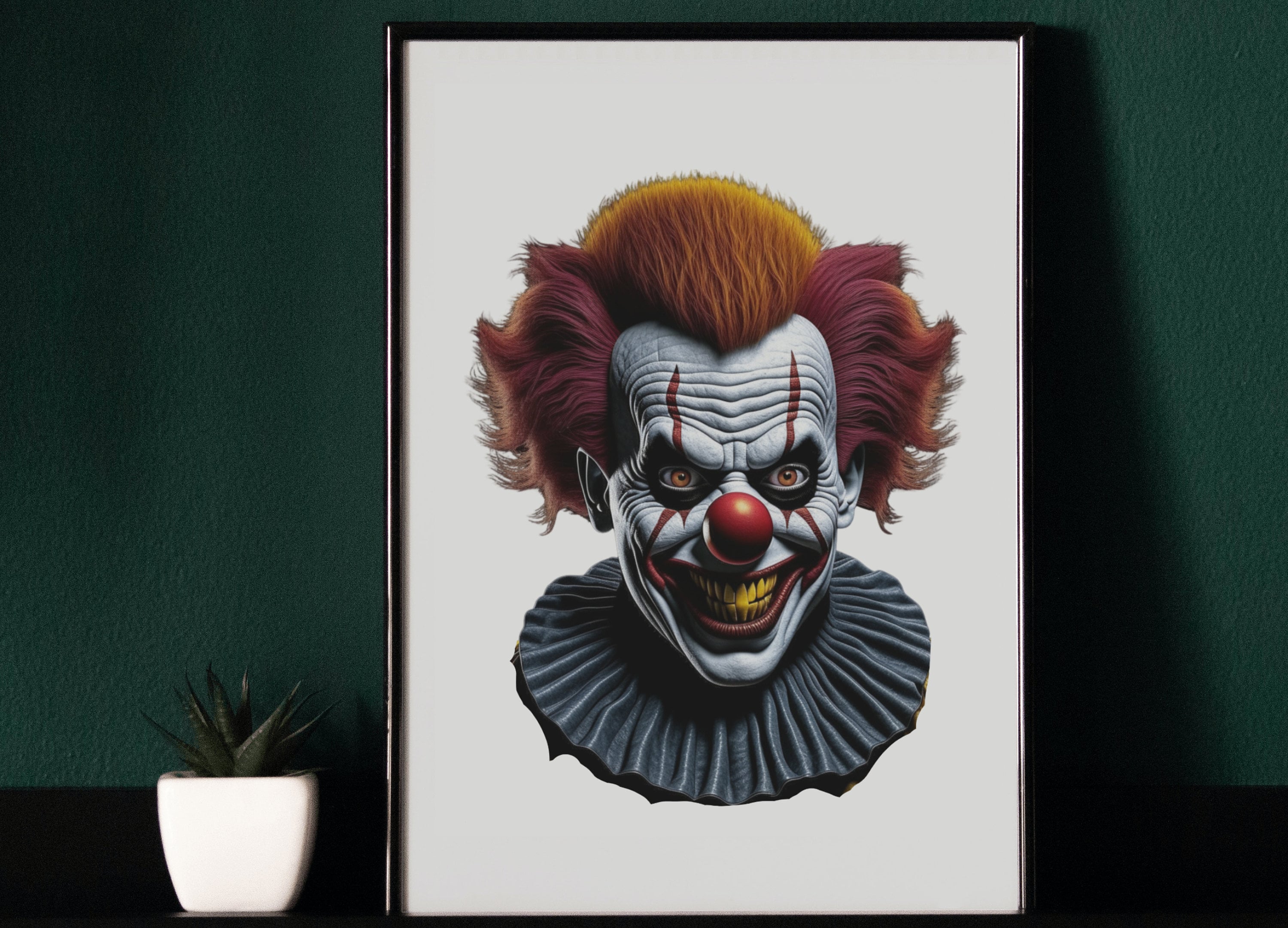 Horror Clown PNG Scary Clown PNG Creepy Halloween Digital - Etsy