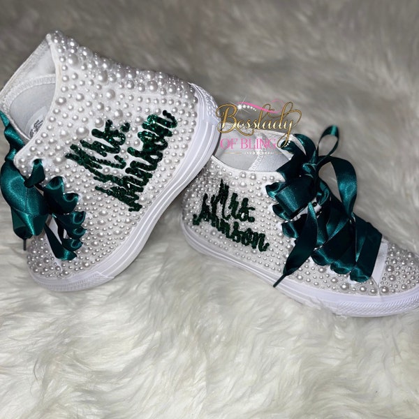 Bling Chuck Taylors - Etsy