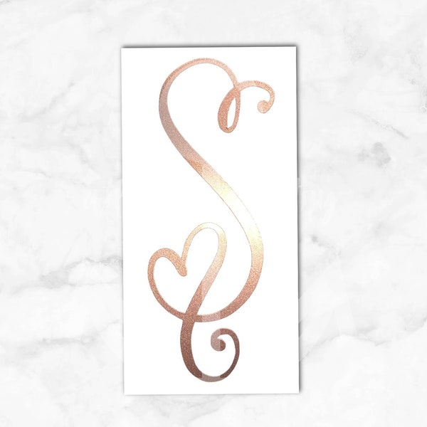 Vinyl Initial Decal - Etsy