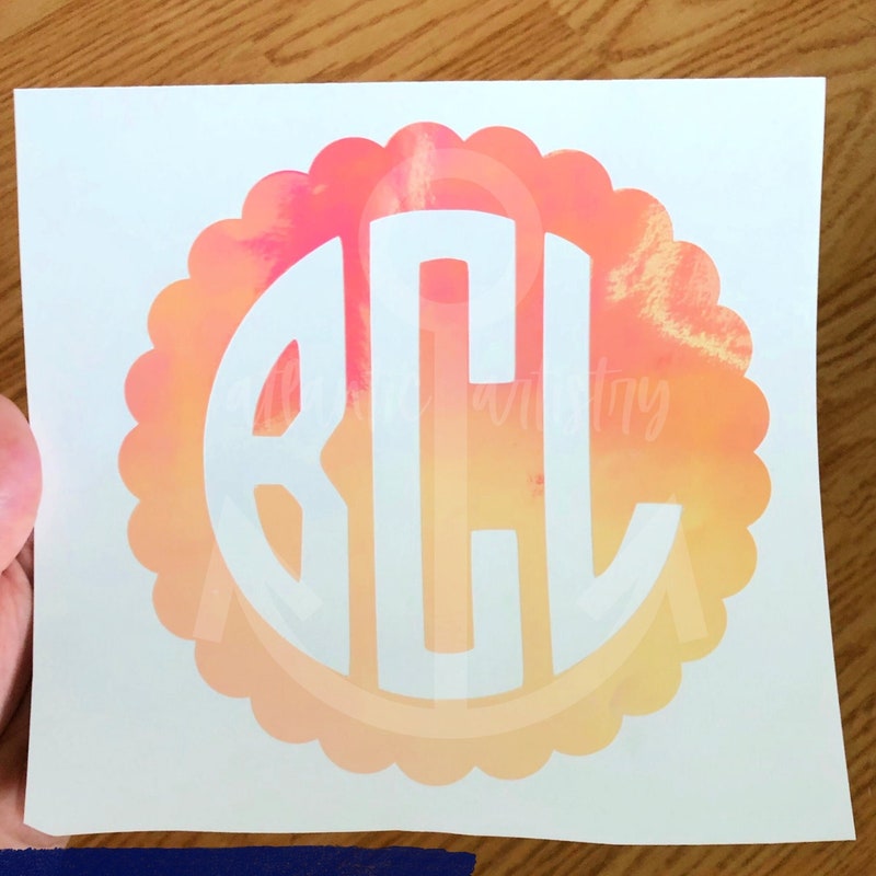 Monogram Scallop - Etsy