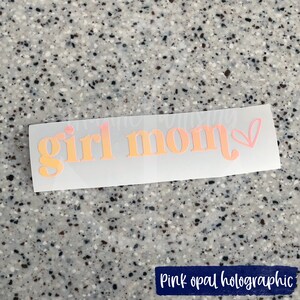 Custom Mom Holographic Vinyl Decal, Mom Car Sticker, Laptop Sticker ...